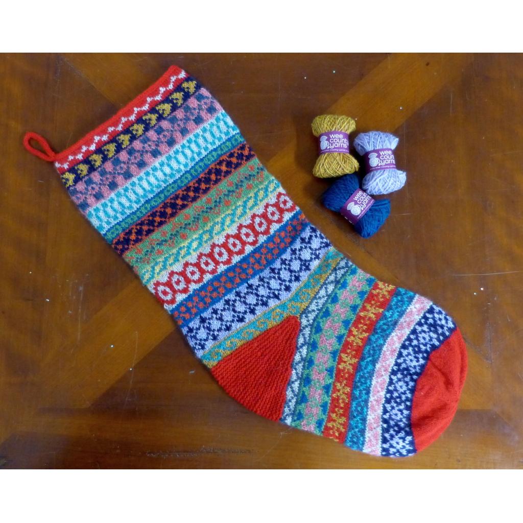 Fair Isle Stocking Pattern